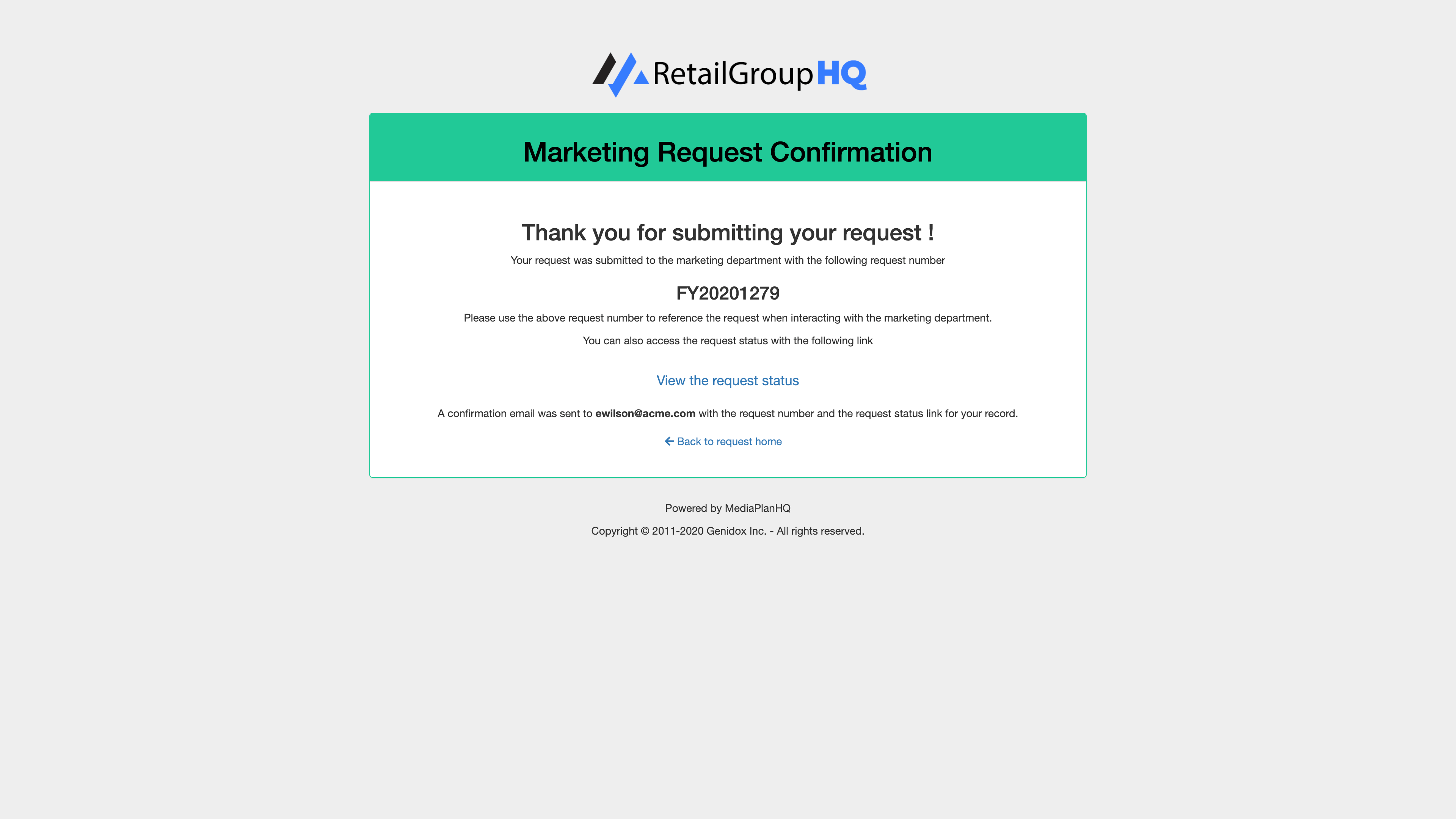 Marketing request forms for a clear channel for requests | MediaPlanHQ